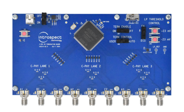 CRTB MIPI C-PHY Reference Termination Board | Introspect Technology CRTB MIPI C-PHY Reference Termination Board | Introspect Technology