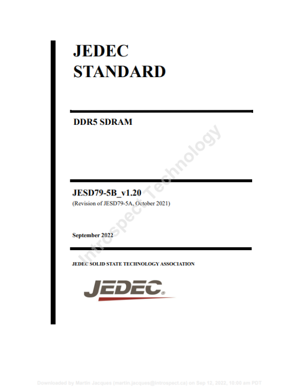 DDR5 Test Suite | Introspect Technology